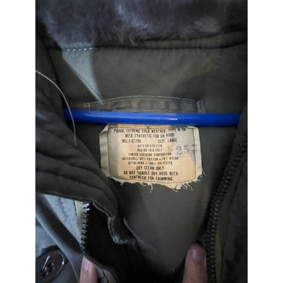 Greenbrier | Jackets & Coats | N3b Jacket Military Extreme Cold Parka Vtg 7s 80s Lancer Mens L ...